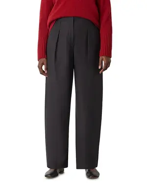 Whistles Pleat Front Barrel Pants