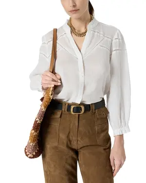 Gerard Darel Cristel Ramie Shirt - Ecru