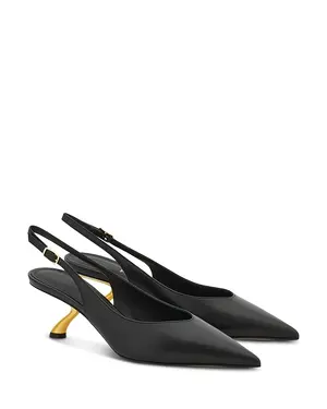 FERRAGAMO Cleya 55 Pointed Pumps - Black