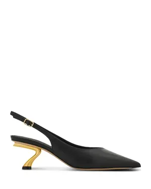 FERRAGAMO Cleya 55 Pointed Pumps - Black