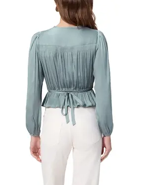 Paige Paog Gansevoort Peplum Top - Surf