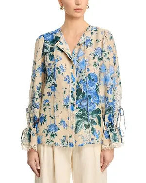 Kobi Halperin Floral Print Blouse