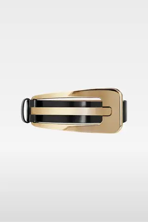 Revolve Grande Buckle Belt - Black