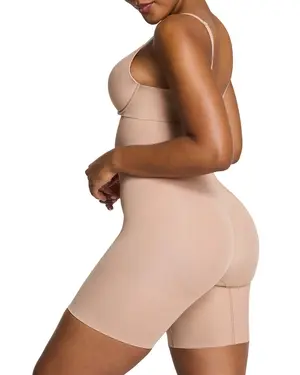 Spanx Sculpt Go Figure High Waisted Mid Thigh Shorts - Chai