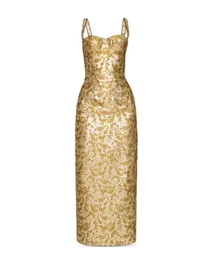 DES_PHEMMES Long Bustier Dress