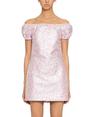DES_PHEMMES Off-the-shoulder Mini Dress