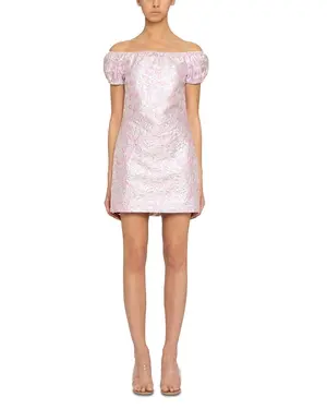 DES_PHEMMES Off-the-shoulder Mini Dress