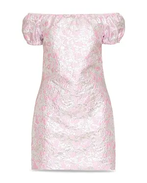 DES_PHEMMES Off-the-shoulder Mini Dress