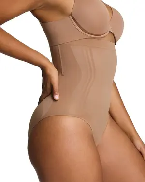 Spanx Sculpt Go Figure High Waisted Brief - Cinnamon