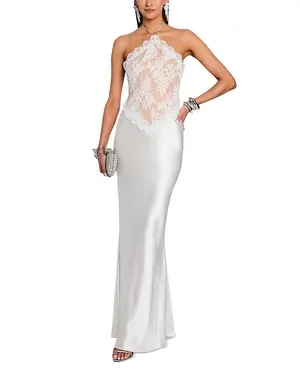 Retrofete Costanza Lace Maxi Dress