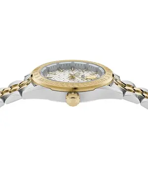 Versace V-code Bracelet Watch, 36mm - Two Tone
