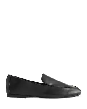 Madewell Dolli Glove Leather Loafers - True Black