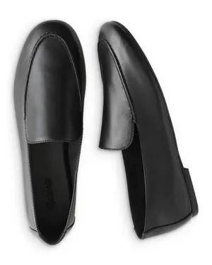 Madewell Dolli Glove Leather Loafers - True Black