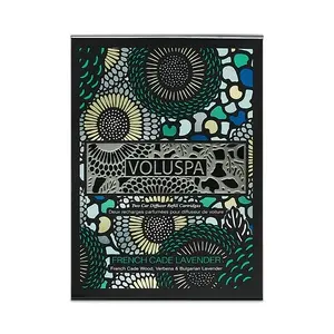 Voluspa French Cade Lavender Car Diffuser Twin Refill Cartridge - No Color