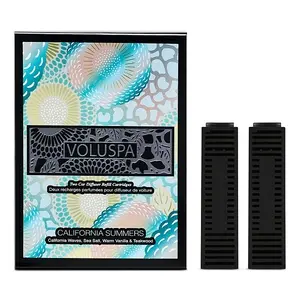 Voluspa California Summers Car Diffuser Twin Refill Cartridge - No Color