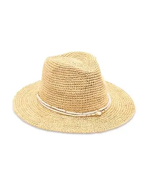 PHYSICIAN ENDORSED Arielle Raffia Sun Hat - Natural