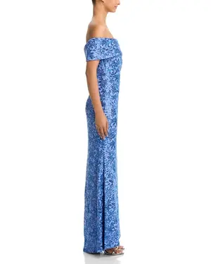 Eliza J One-shoulder Maxi Dress