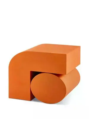POLSPOTTEN Kombo Geometric Side Table - Orange