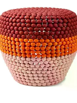 POLSPOTTEN Dot Striped Stool