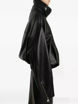 Khaite Hammett Nappa Leather Bomber Jacket
