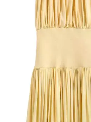 TOTEME Gathered Maxi Dress - Neutrals