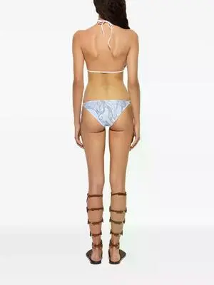 Emilio Pucci Orchidee-print Triangle Bikini Top