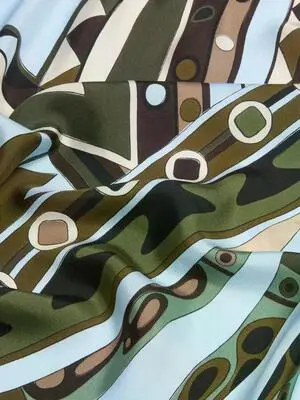Emilio Pucci Mixed-print Silk Stole