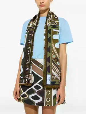 Emilio Pucci Mixed-print Silk Stole
