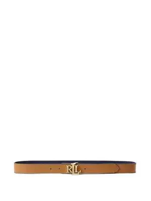 Ralph Lauren Logo Buckle Reversible Belt - Neutrals