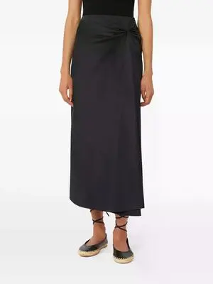 Max Mara Knot-detail Midi Skirt