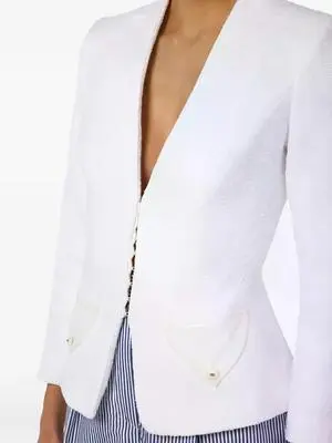 Elisabetta Franchi Bouclé Tweed Jacket