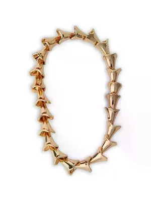 Sportmax Interlocking Sculptural Necklace - Gold
