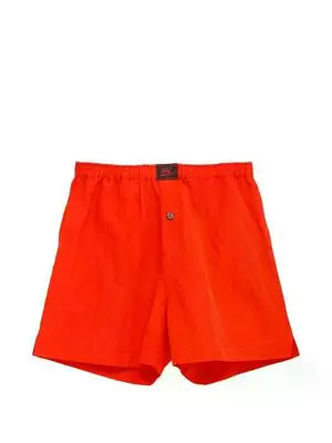 WILLY CHAVARRIA Elasticated Waistband Logo-patch Boxers - Red