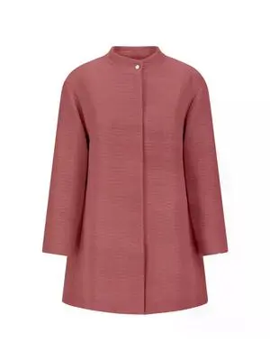 Herno Mid-length Coat With Stand Collar - Pink