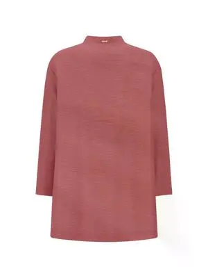 Herno Mid-length Coat With Stand Collar - Pink