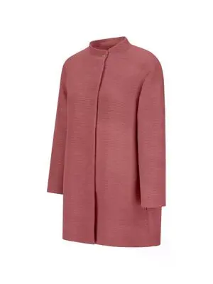 Herno Mid-length Coat With Stand Collar - Pink