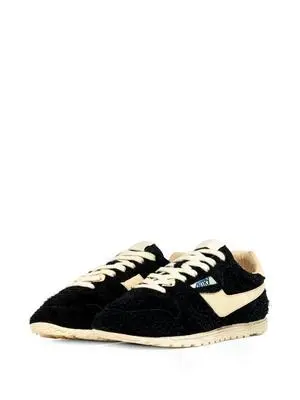 AUTRY Windspin Low Suede Sneakers - Black