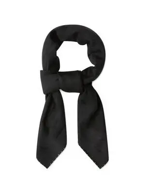 Shanghai Tang Tang Patterned Scarf - Black