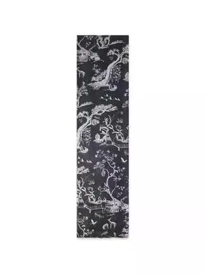 Shanghai Tang Tang Printed Scarf
