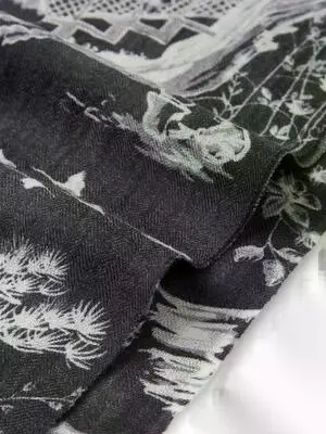 Shanghai Tang Tang Printed Scarf