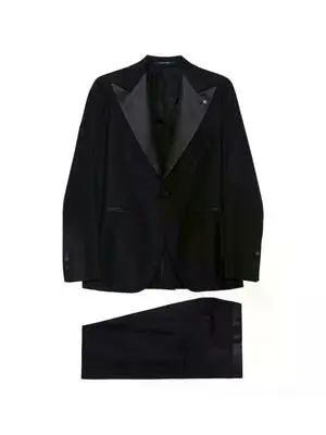 Tagliatore Button Single-breasted Suit - Black
