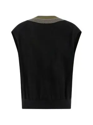 Brunello Cucinelli V-neck Striped Vest