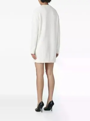 Moschino Embellished Peace Dress