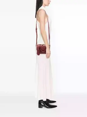 LOUIS VUITTON 2018 Monogram Empreinte Speedy Bandouliere 20 Satchel - Red