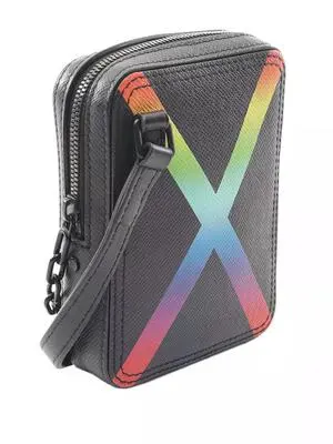 LOUIS VUITTON 2017 Taiga Rainbow Danube Crossbody Bag