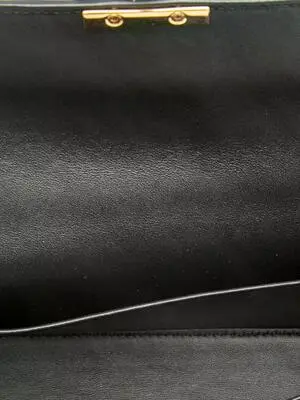 Celine 2000-2025 Smooth Calfskin Cuir Triomphe Chain Shoulder Bag