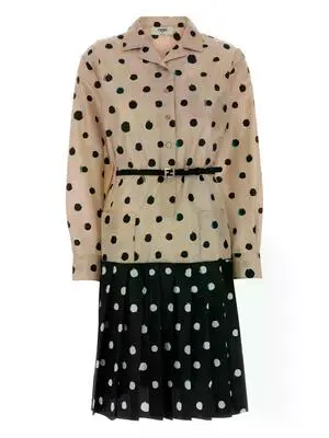 Fendi Polka-dot-pattern Dress