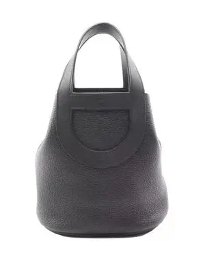 Hermès 2022 Clemence And Swift In The Loop 18 Handbag - Black