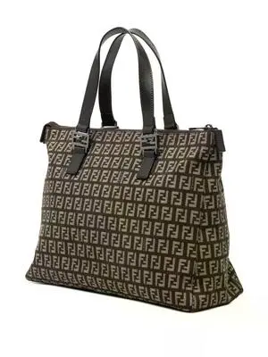 Fendi Zucchino Canvas Tote Bag