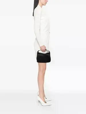 Fendi 2000-2010 Zucchino Canvas Handbag - Black